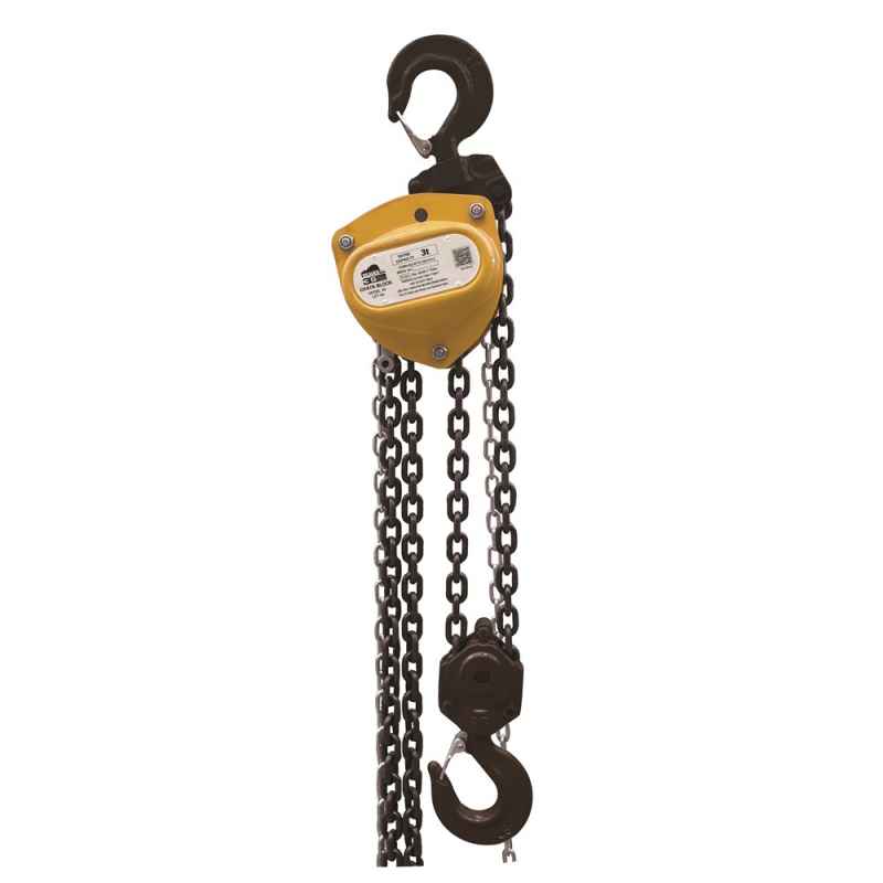 CHAIN BLOCK / HOIST YELLOW 3S 3T X 3M - Integrated Industrial